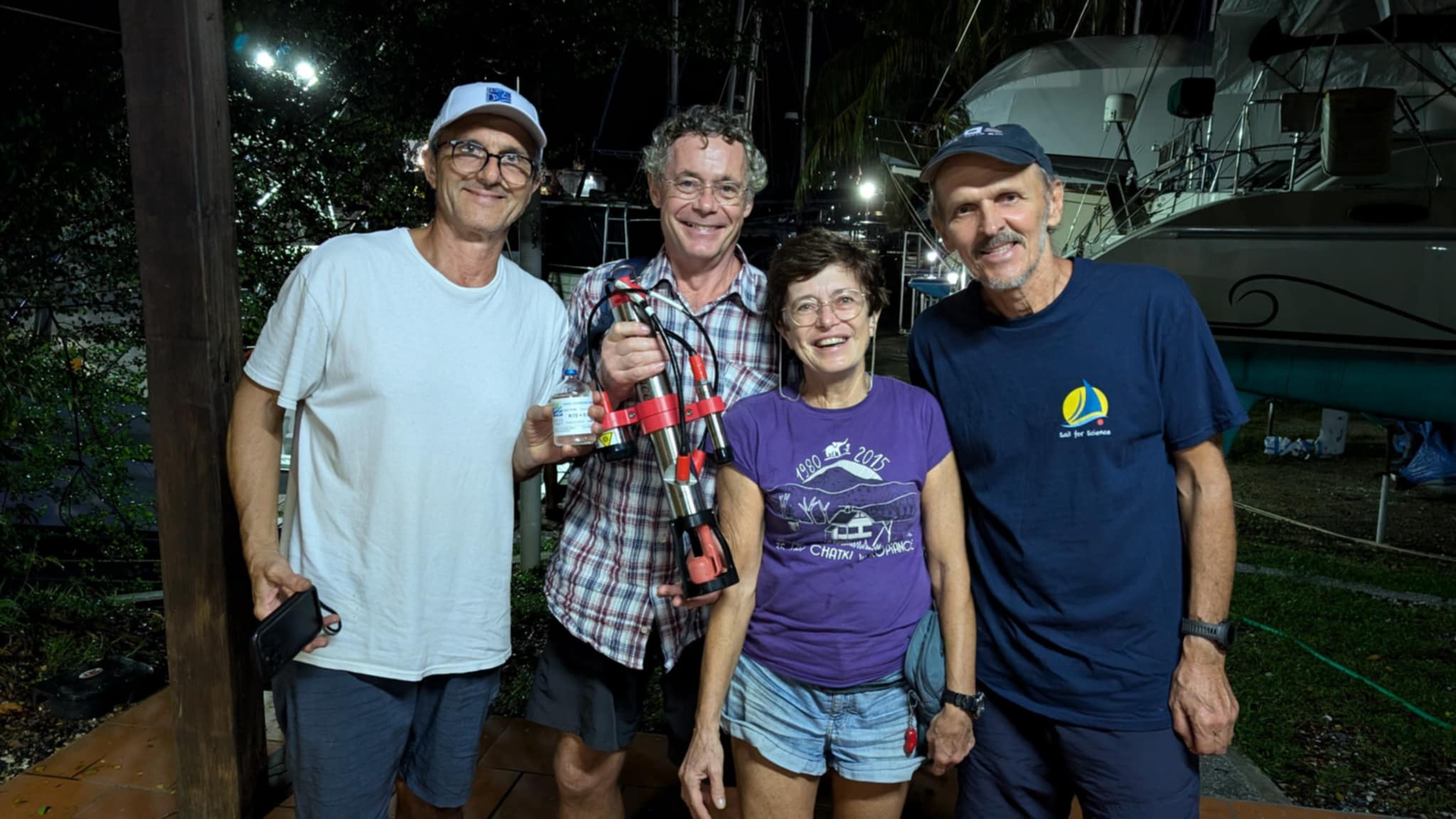 Presentation of our project to sailors – Sail for Science